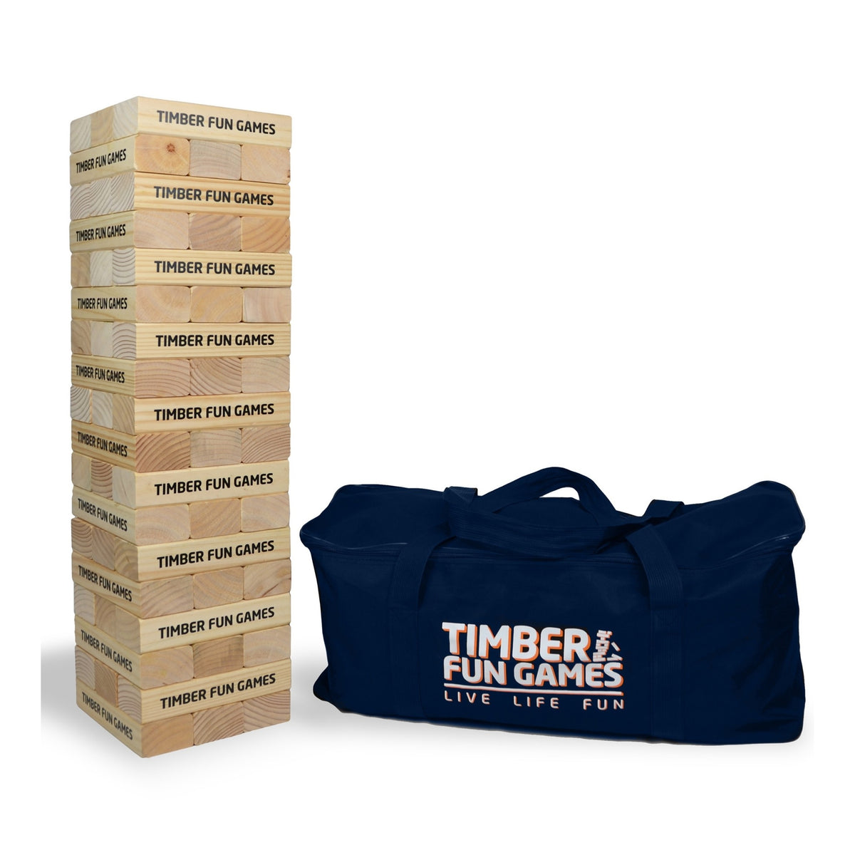 Giant Tumble Tower - Premium Timber Game - Fun for young and old ...
