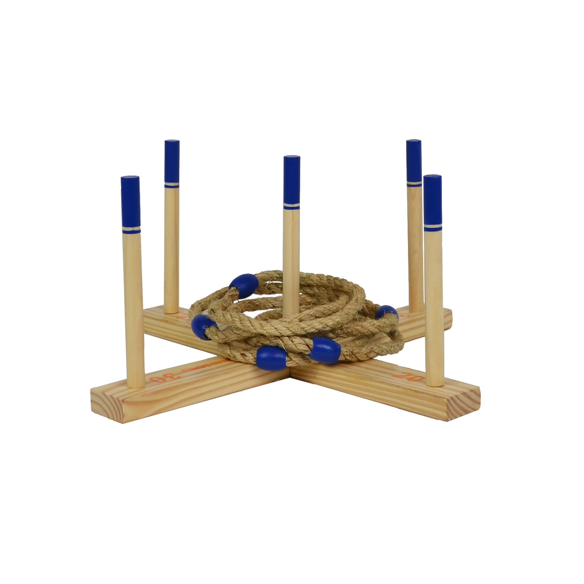 Giant Ring Toss Quoits - Premium Timber Game - Garden Lawn Game ...